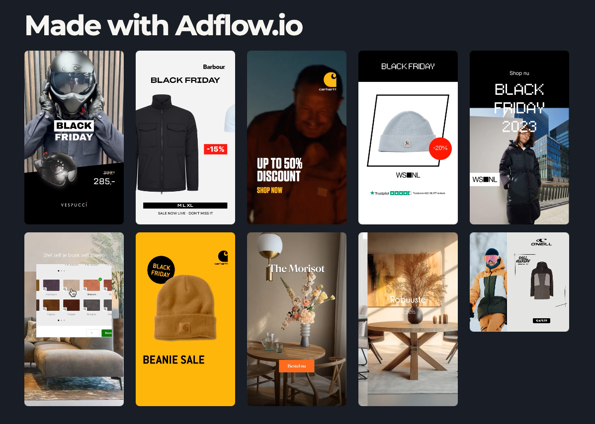 Animated Video Ads for Meta and Google PMax - Examples